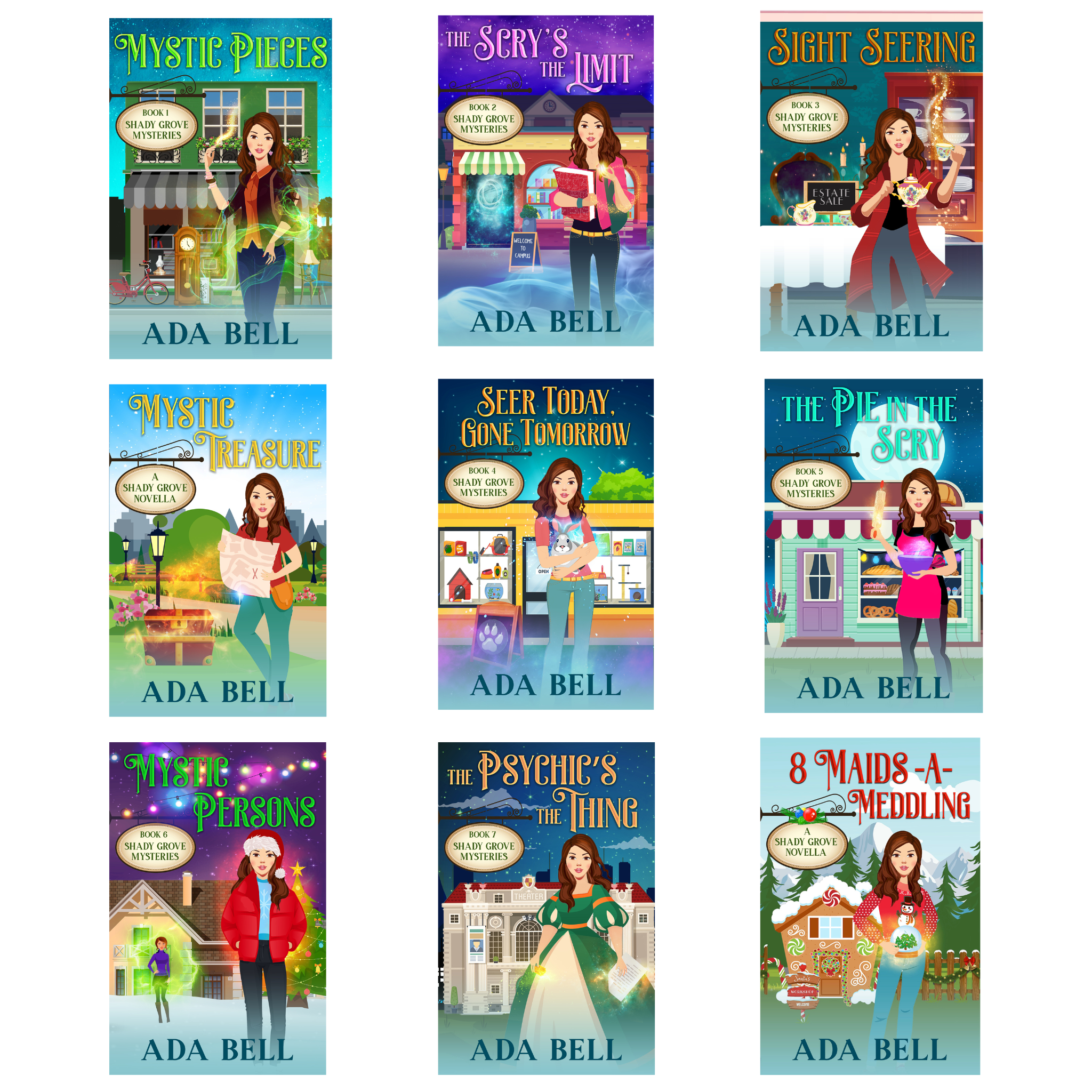 Shady Grove Psychic Mysteries – Ada Bell Books