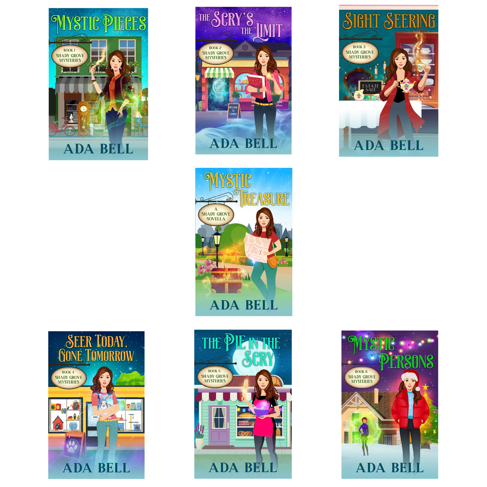 Shady Grove Psychic Mysteries 1-6 digital collection – Ada Bell Books